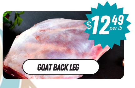 Goat Back Leg /lb – Shalimar Meat